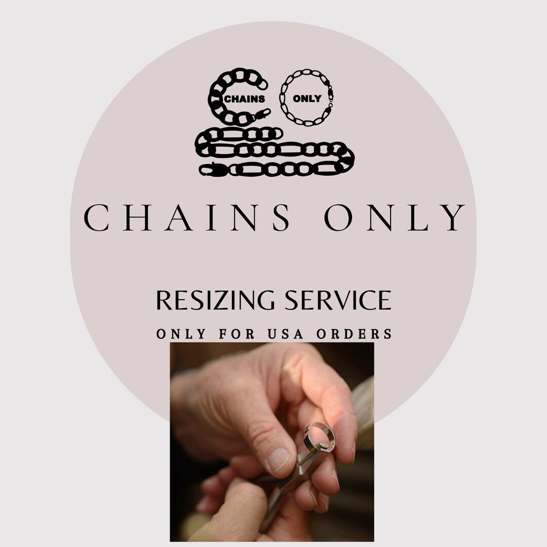 Chainsonly Resizing/ Reshipping Service - Etsy