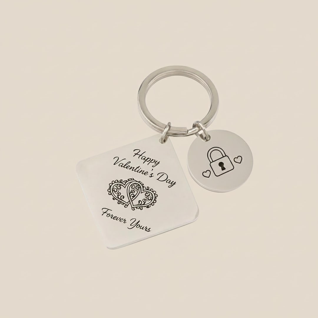 Engraved New Home Keychain, Housewarming Gift, First Apartment Keyring ...