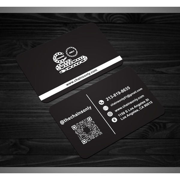 Metal Business Cards With Qr Code - Etsy