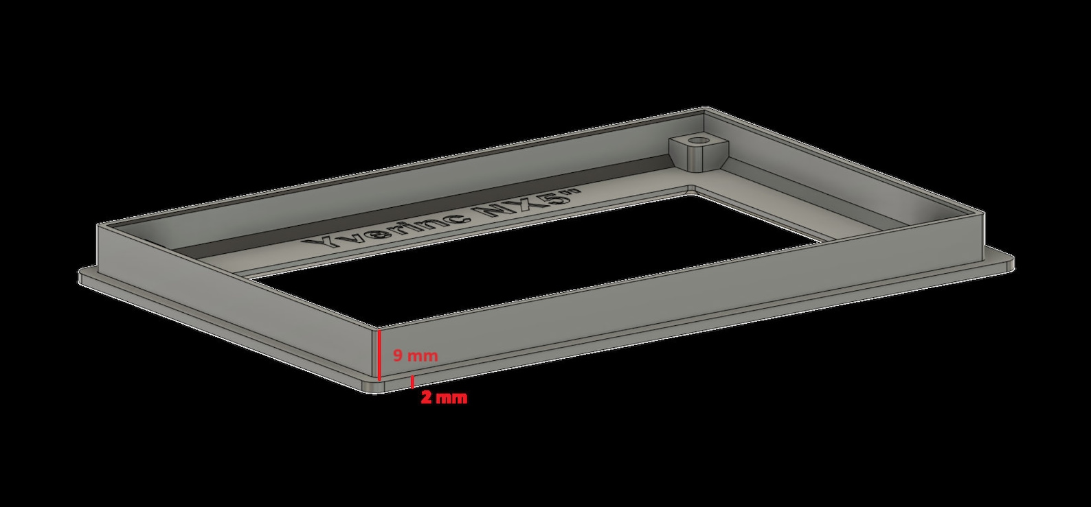 Bezel Nextion 5" Frame Installation LCD Display Enclosure MOUNTING ...