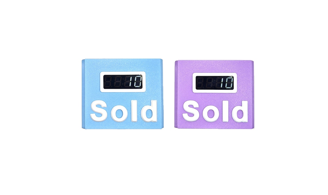 SALES TRACKER & Small Business Sold COUNTER, Counting Sales Management ...