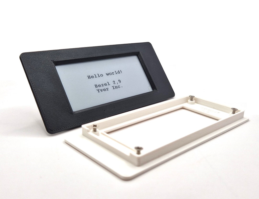 Bezel Waveshare 2.9" 2, 9" Enclosure INSTALLATION Housing Box Epaper E ...