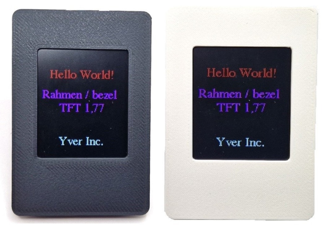 BEZEL 1.77" 1,77" TFT Display ST7735 Graphics LCD Display Housing ...
