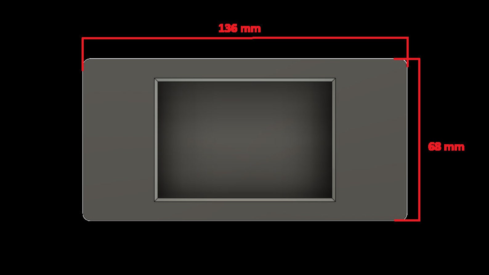 Case Nextion 3, 5" 3.5" 3.5inch Enhanced Basic Enclosure Projects LCD ...