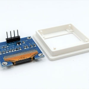 Bezel Oled Display .96" 0.96" 0, 96" 128x64 SSD1306 Enclosure Installation Arduino Raspberry ...