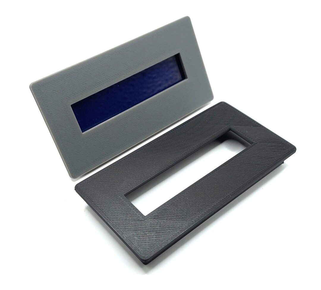 BEZEL LCD Display 1602 16x2 2x16 Mounting Housing Installation Frame ...
