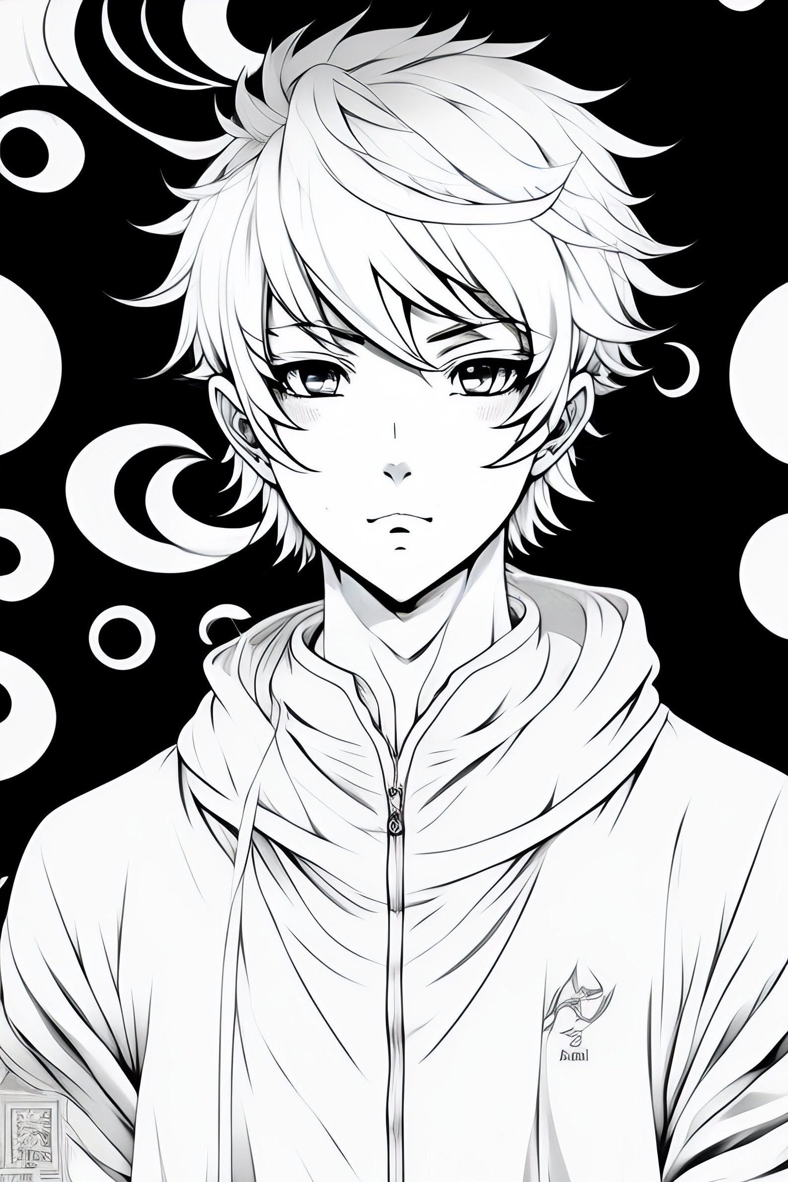 Printable Anime Coloring Book With 50 Unique Designs for All Ages ...