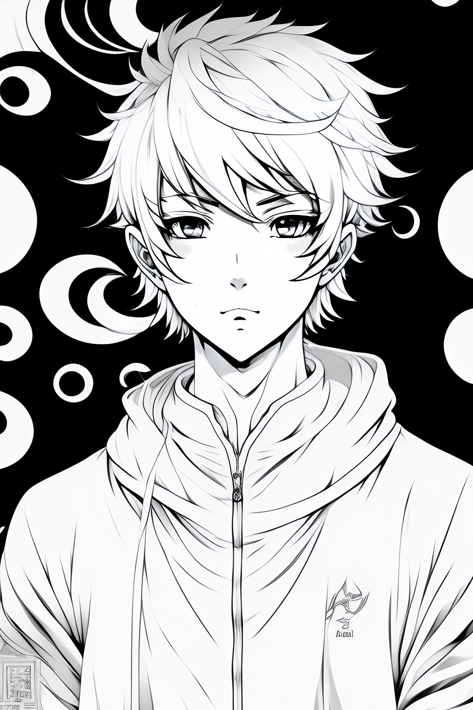 Printable Anime Coloring Book With 50 Unique Designs for All Ages ...