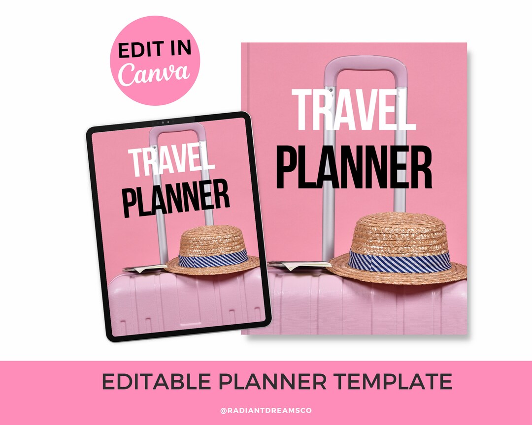 20+ Page Travel Printable Planner, Dream Getaways Ultimate Vacation ...