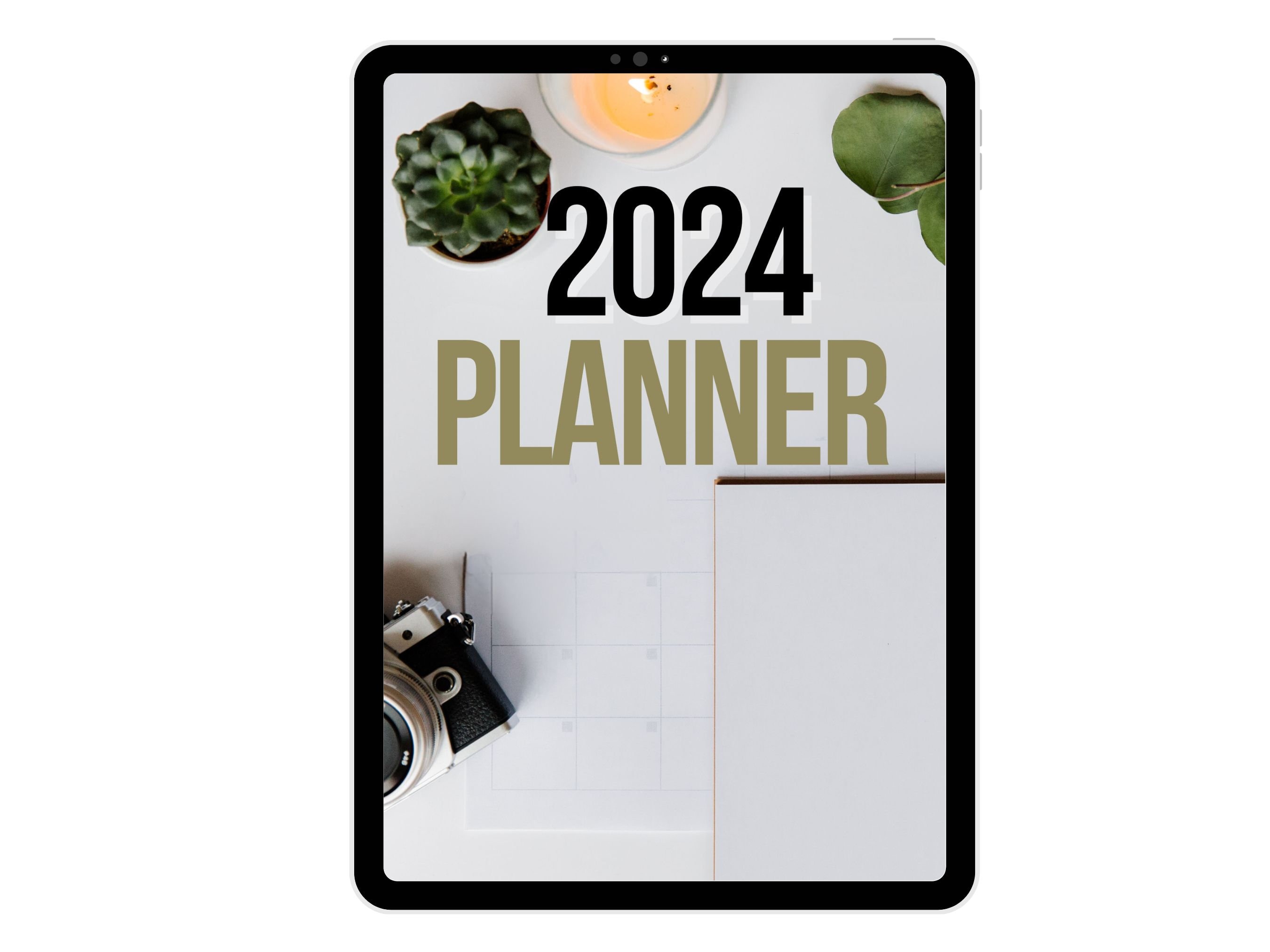 Ultimate All-in-one 2024 Digital Planner Templates, Organizational Goal ...