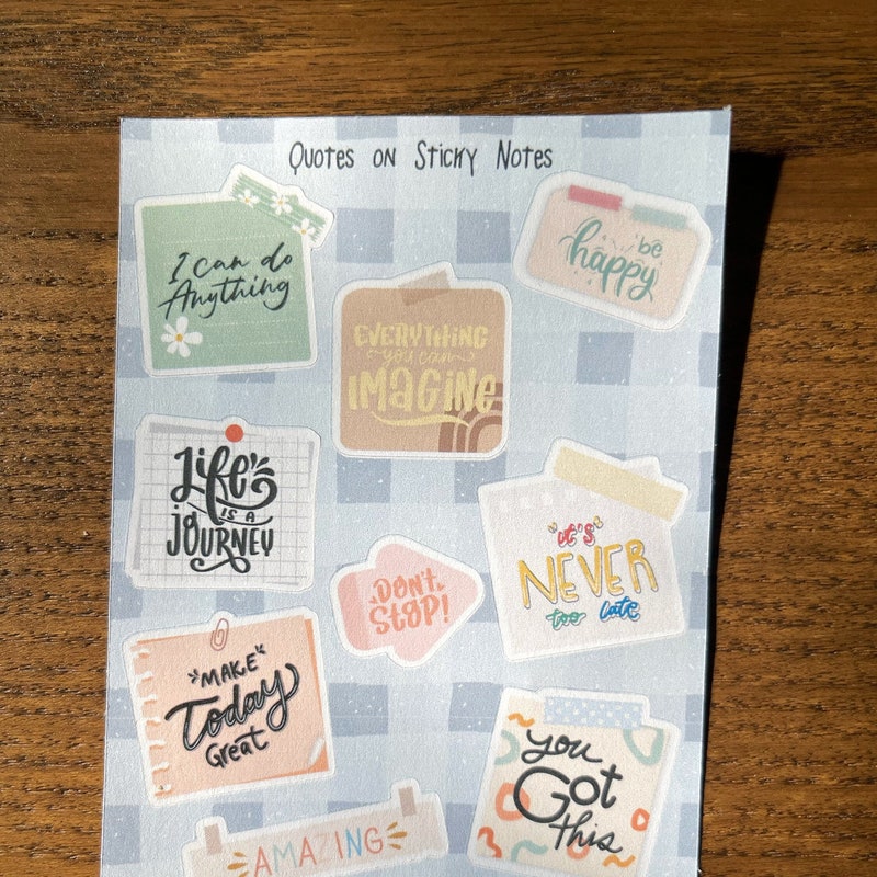 Quote Stickers - Etsy