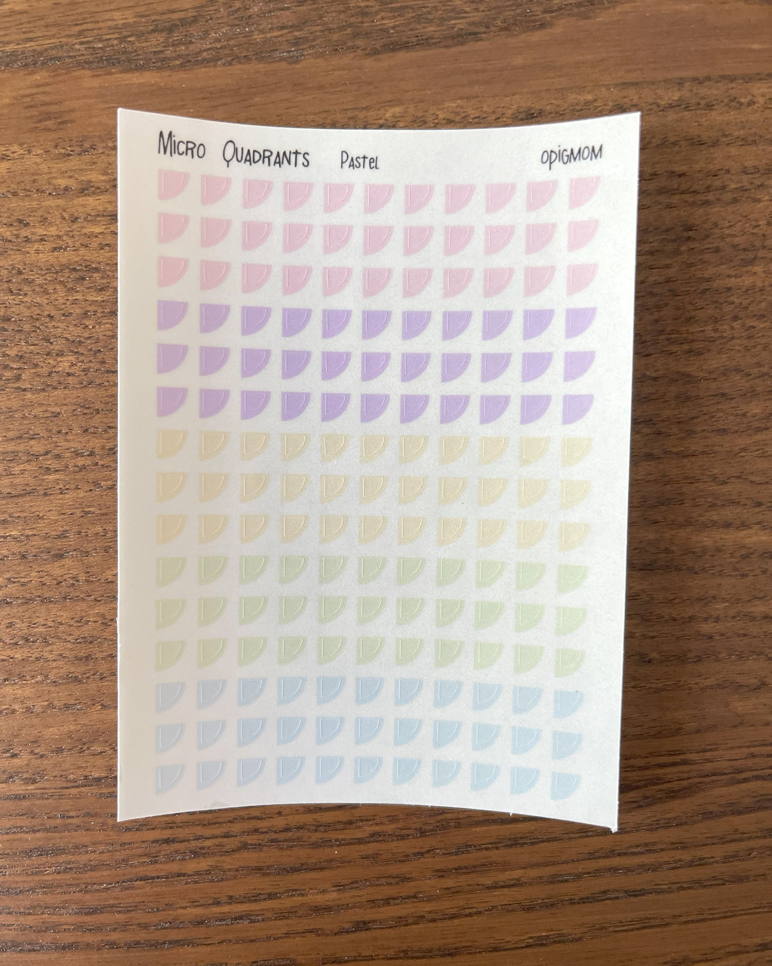 Micro Quadrants Transparent Dots 28 Colors, Functional Planner Stickers ...
