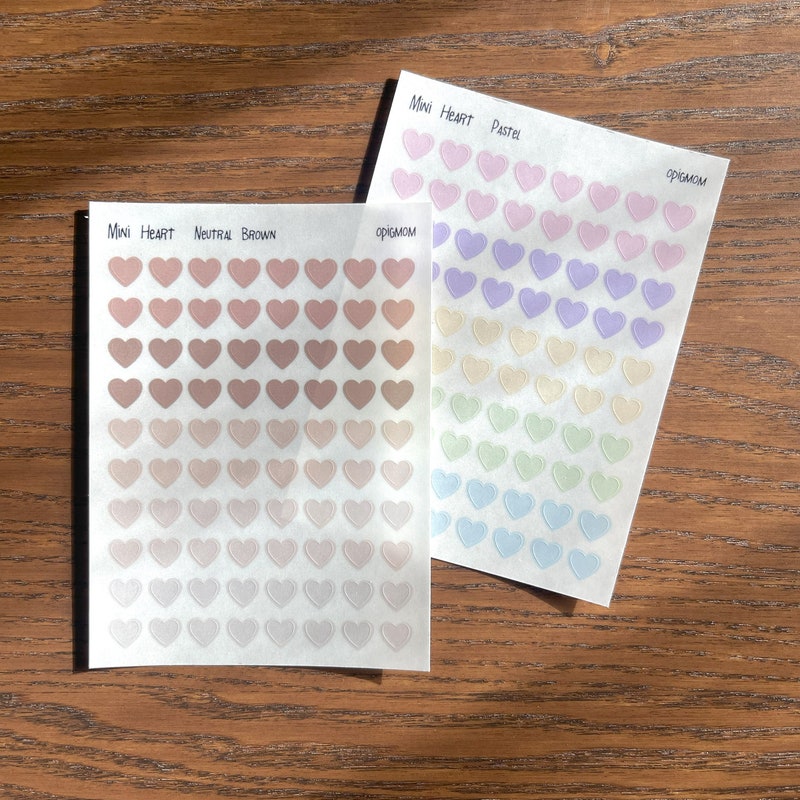 Sticker corazon - Etsy México