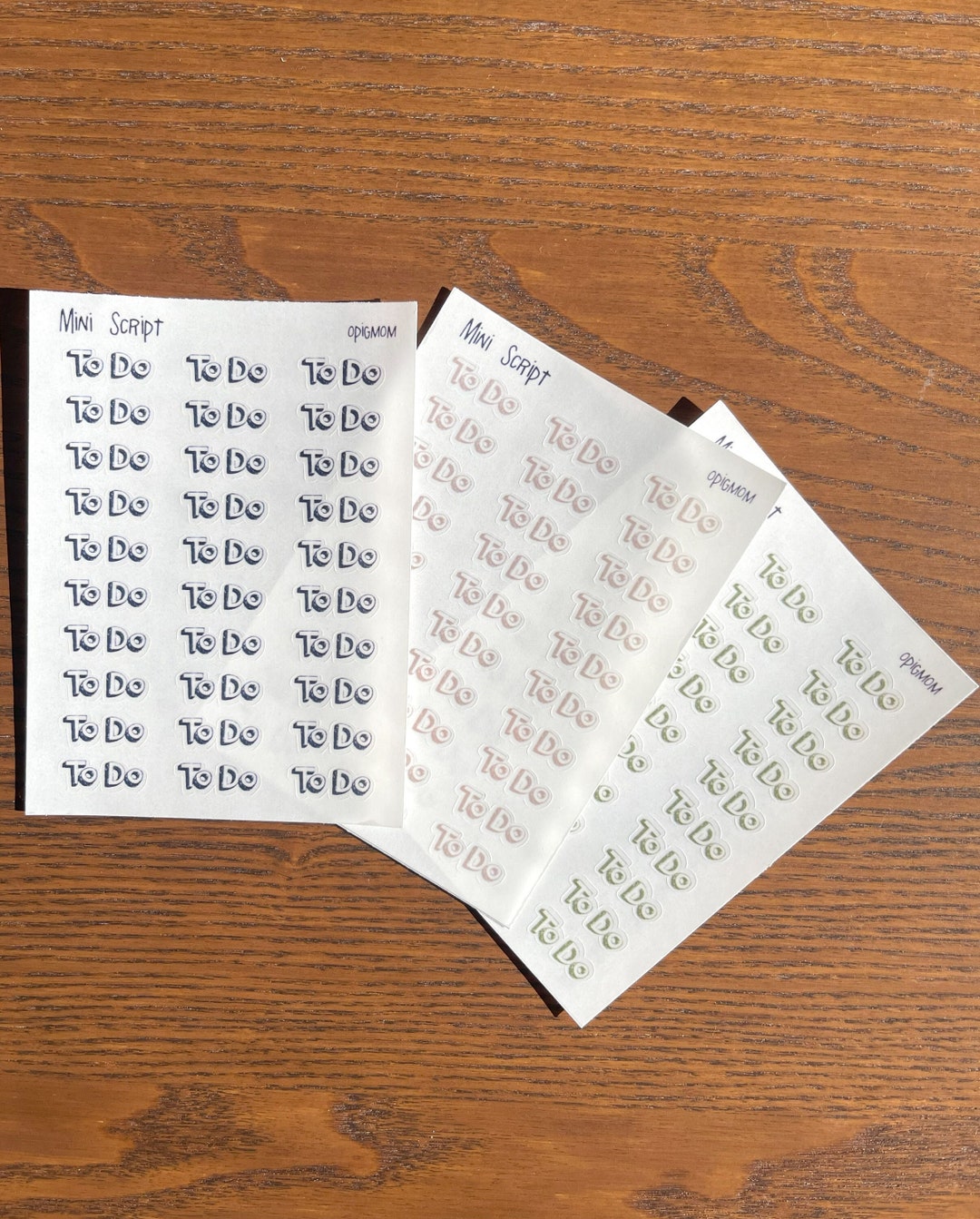 Mini Script TODO to Do Planner Script Stickers Functional Script ...