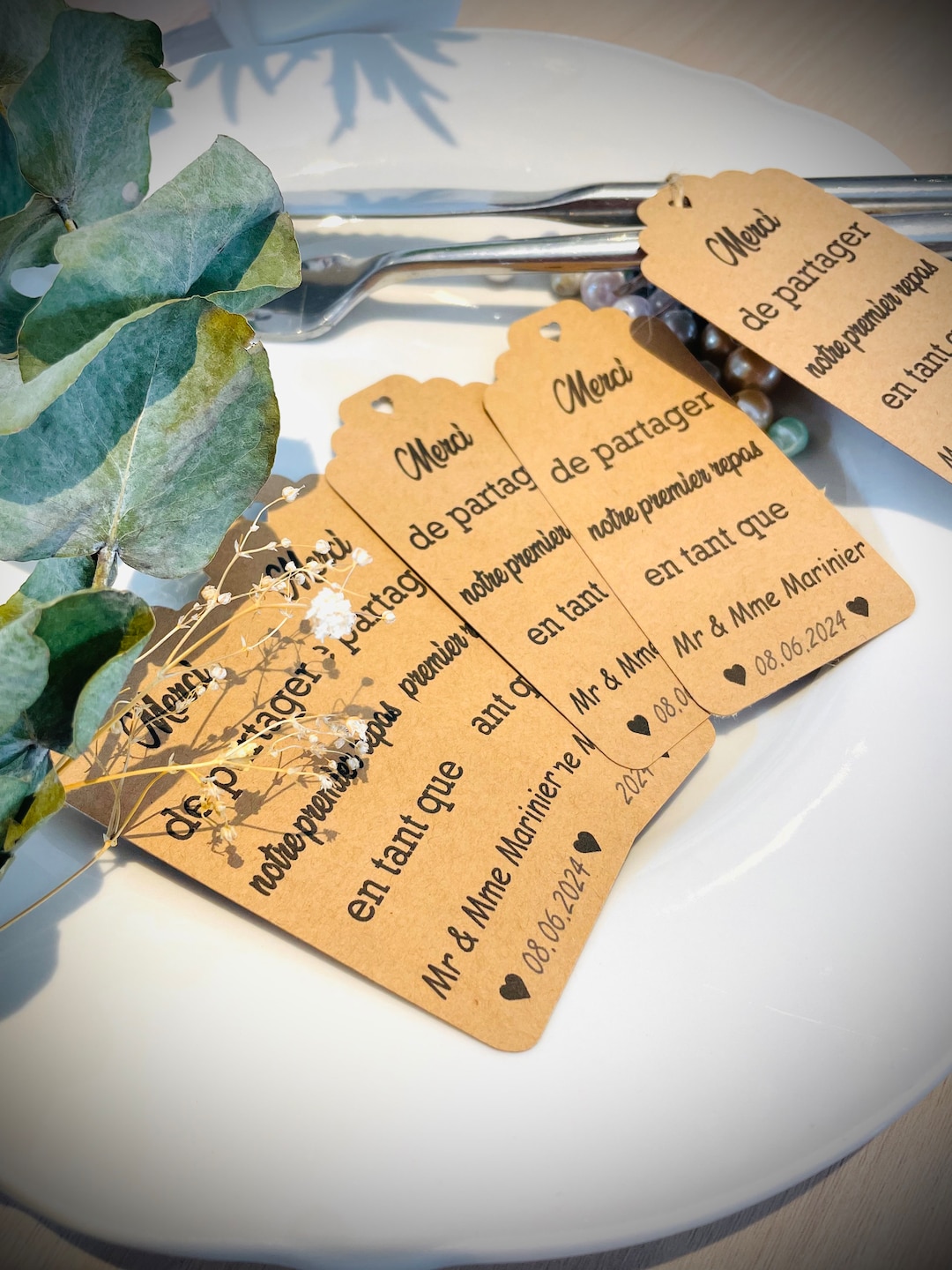 X10 Labels for Wedding Cutlery - Etsy