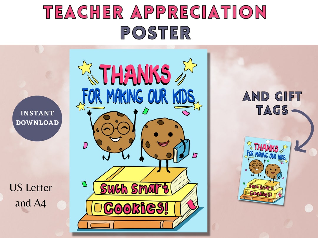 Smart Cookies Teacher Appreciation Week Flyer, Teacher Appreciation ...