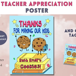 Smart Cookies Teacher Appreciation Week Flyer, Teacher Appreciation ...