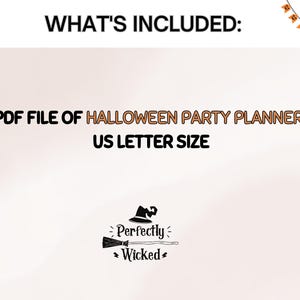 Halloween Party Planner Printable PDF, Spooky Planner, Costume Planner ...