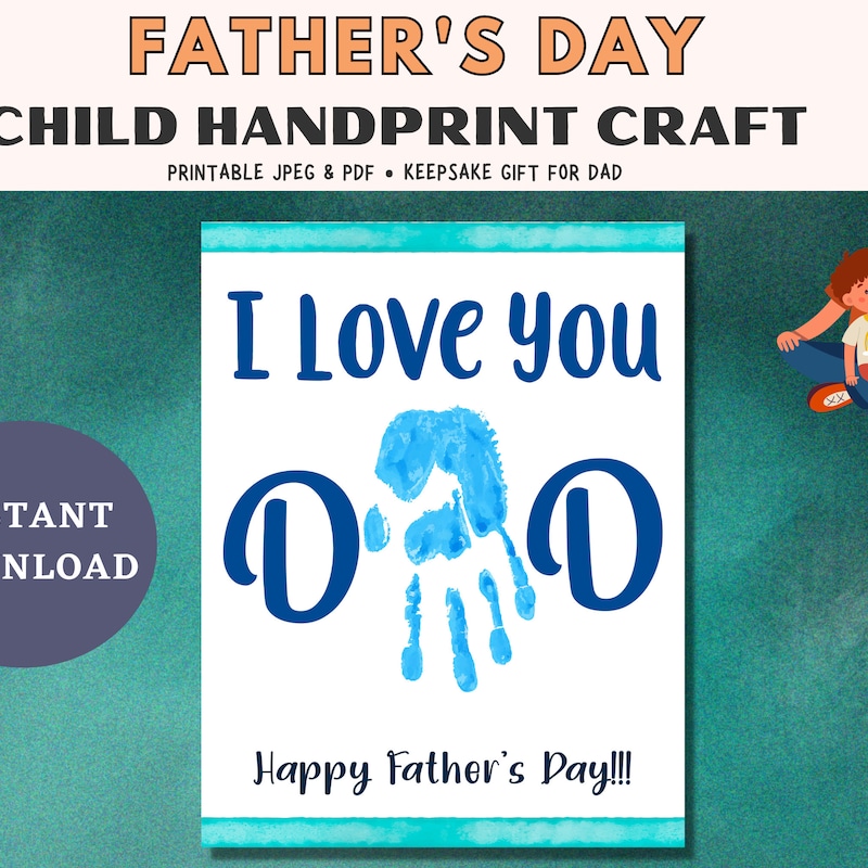 Child Handprint - Etsy