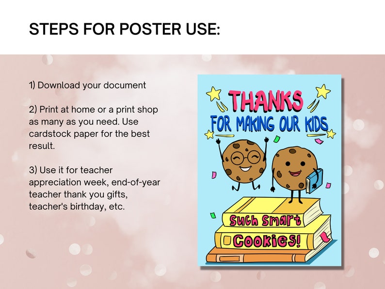 Smart Cookies Teacher Appreciation Week Flyer, Teacher Appreciation ...