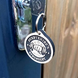 Custom Wooden Logo Keyrings: Personalised Promotional Product, Event ...