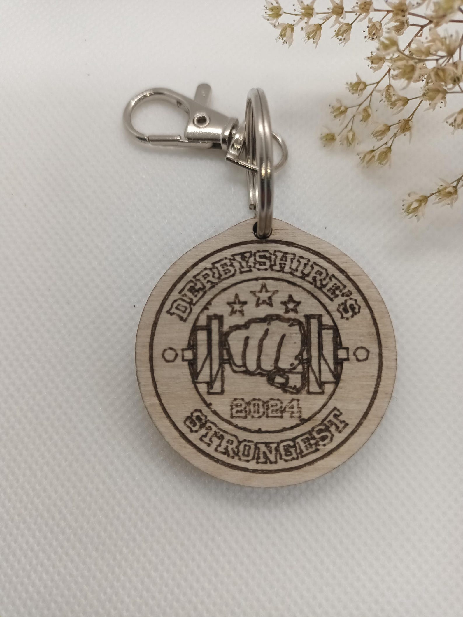 Custom Wooden Logo Keyrings: Personalised Promotional Product, Event ...