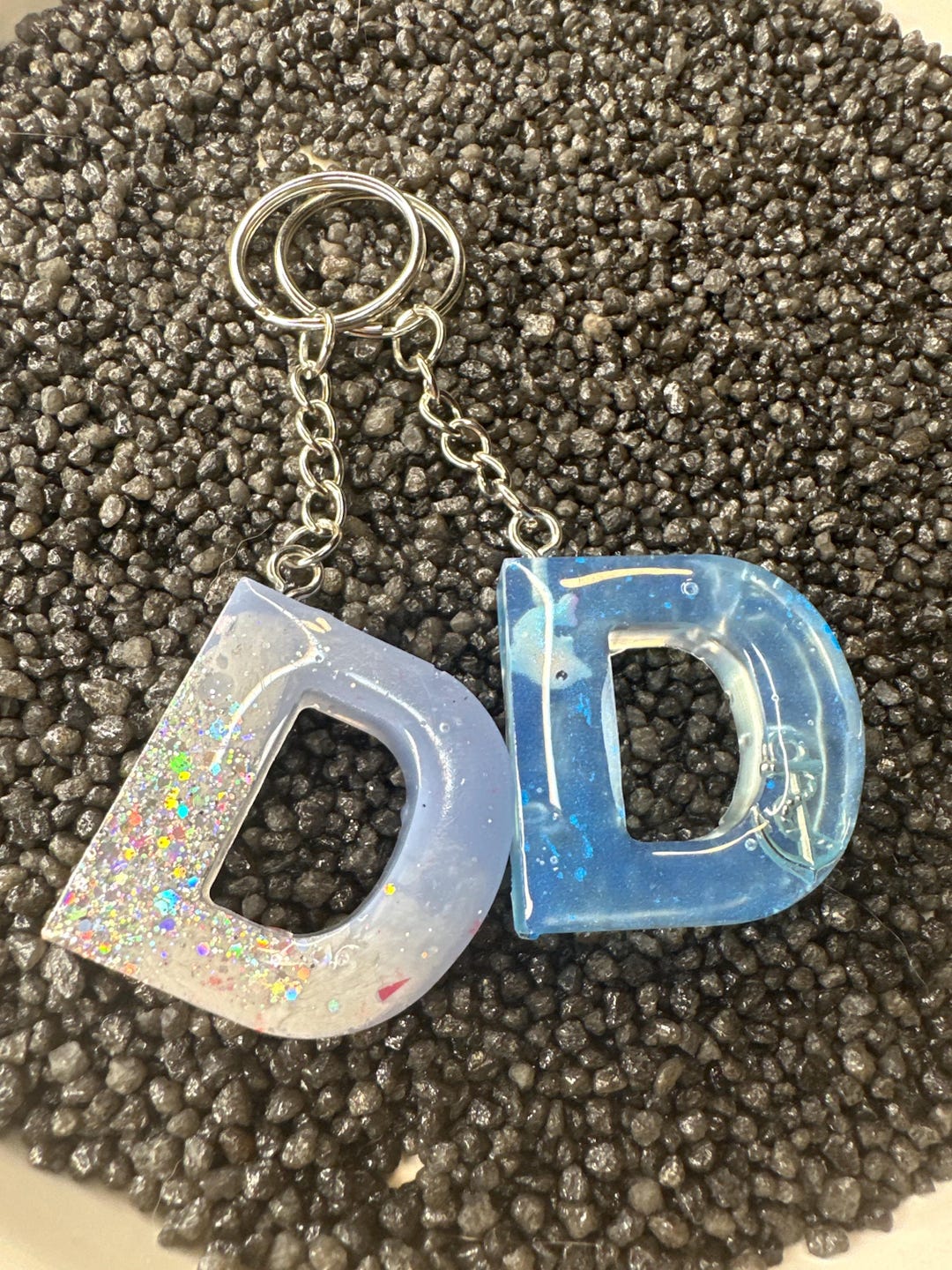 Epoxy Resin Letter Keychain | Individual Gift Ideas | Creative ...