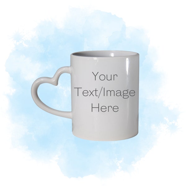 Heart Handle Mugs - Etsy