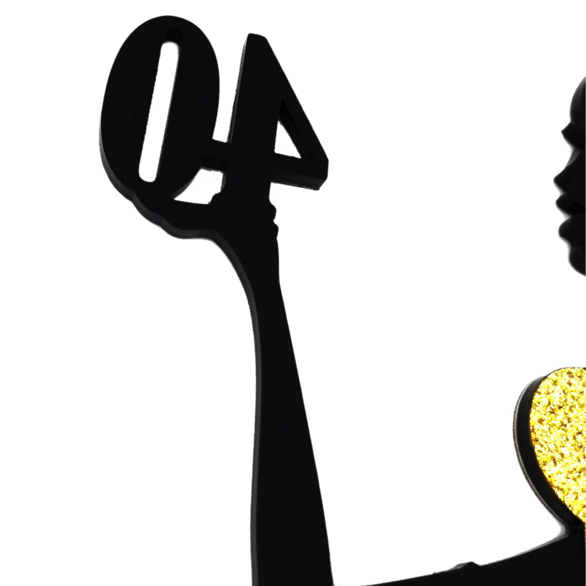 Personalised Cake Topper, 17x24cm 6,69x9,44, Lady in High Heels ...