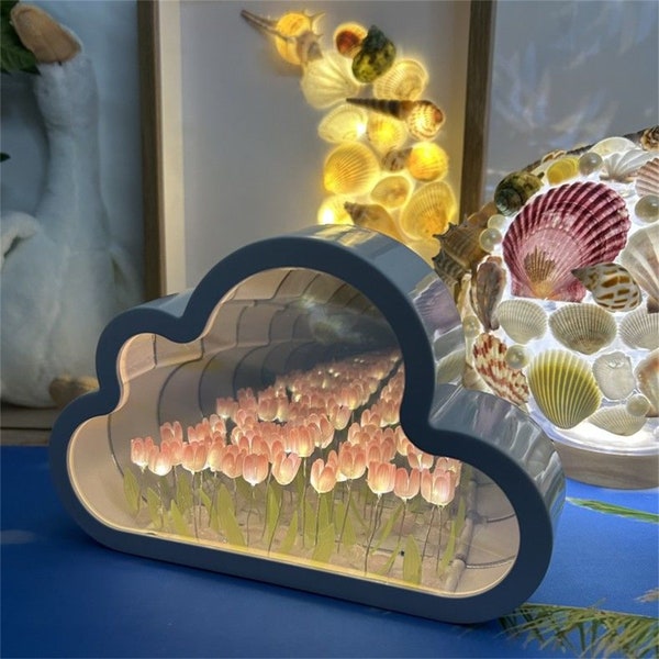 Tulip Cloud Mirror - Etsy