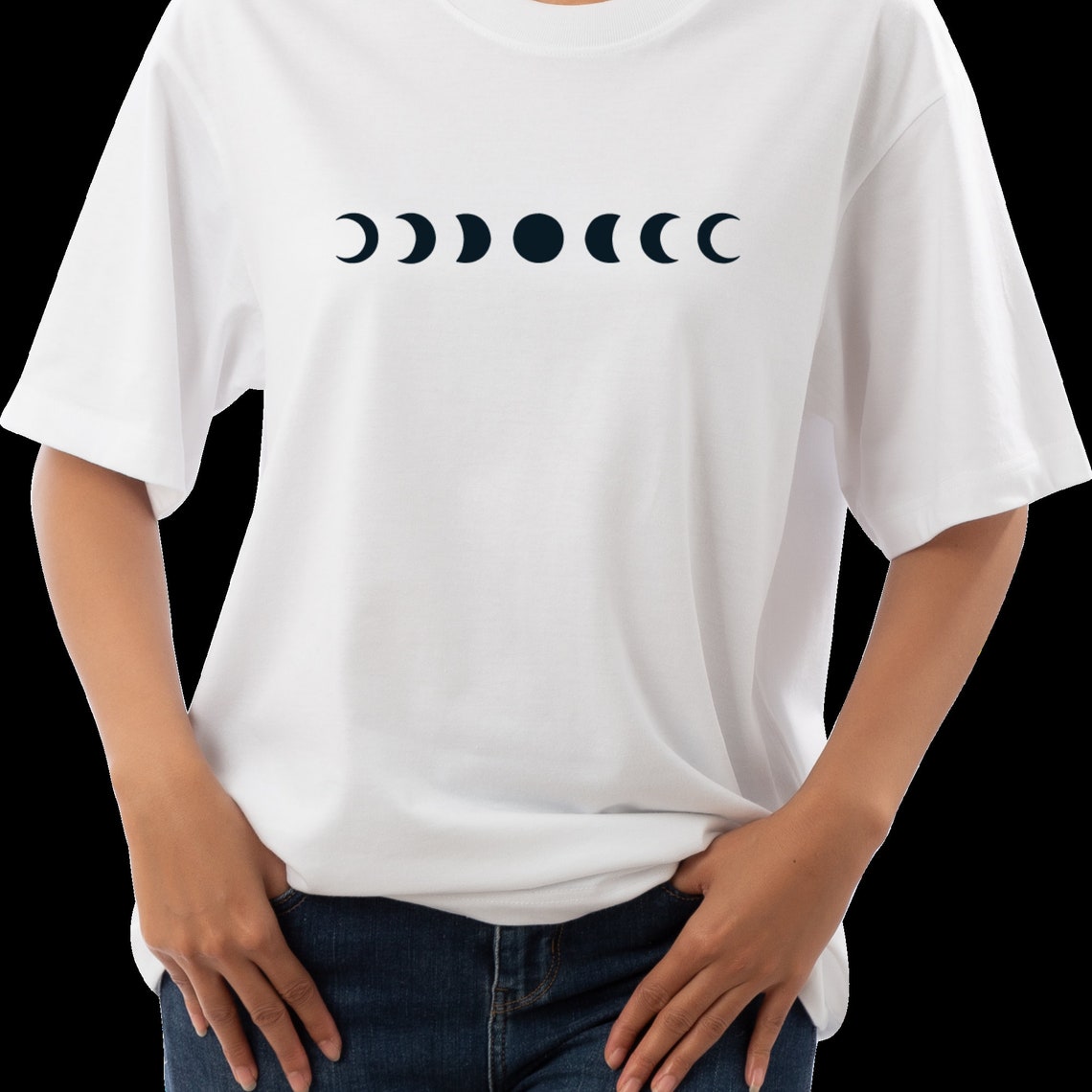 Moon Svg, Moon Phase Svg Bundle, Mystic Celestial Svg, Crescent Moon ...
