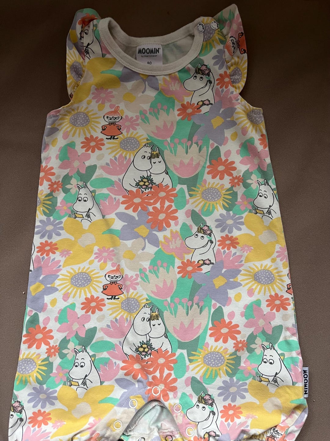 Baby 80 Cm Moomin Characters Bodysuit Girl Vintage Cotton Tricot Sweet ...