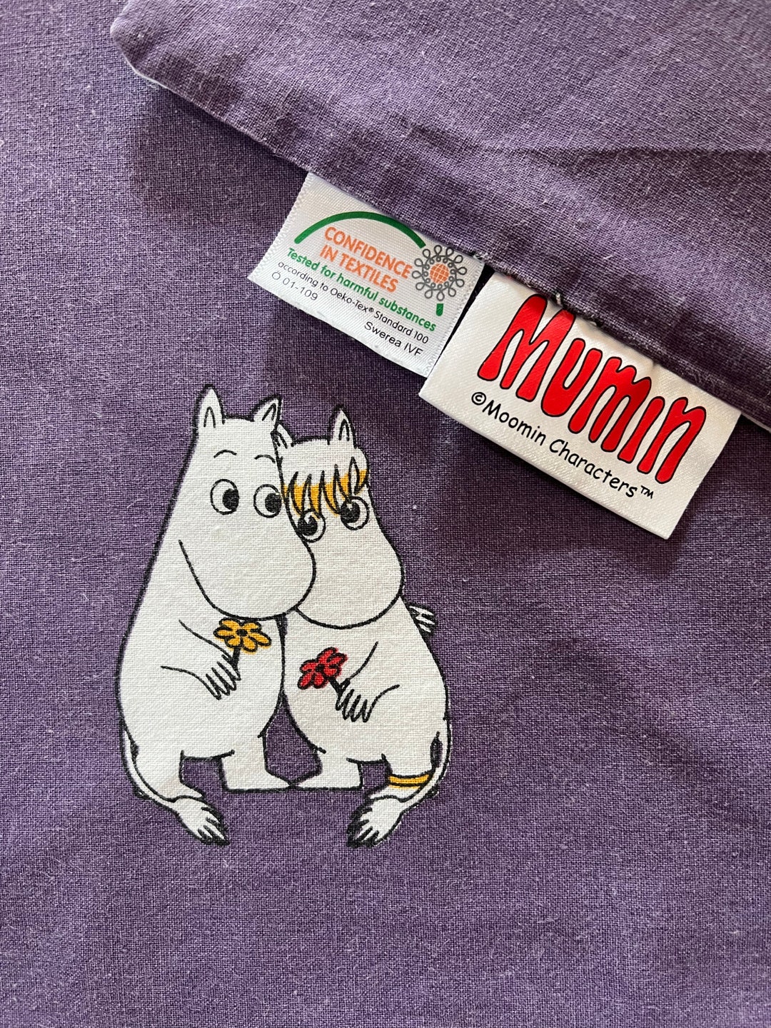 Moomin Characters Baby Bed Linen Set Duvet Cover and Pillow - Etsy