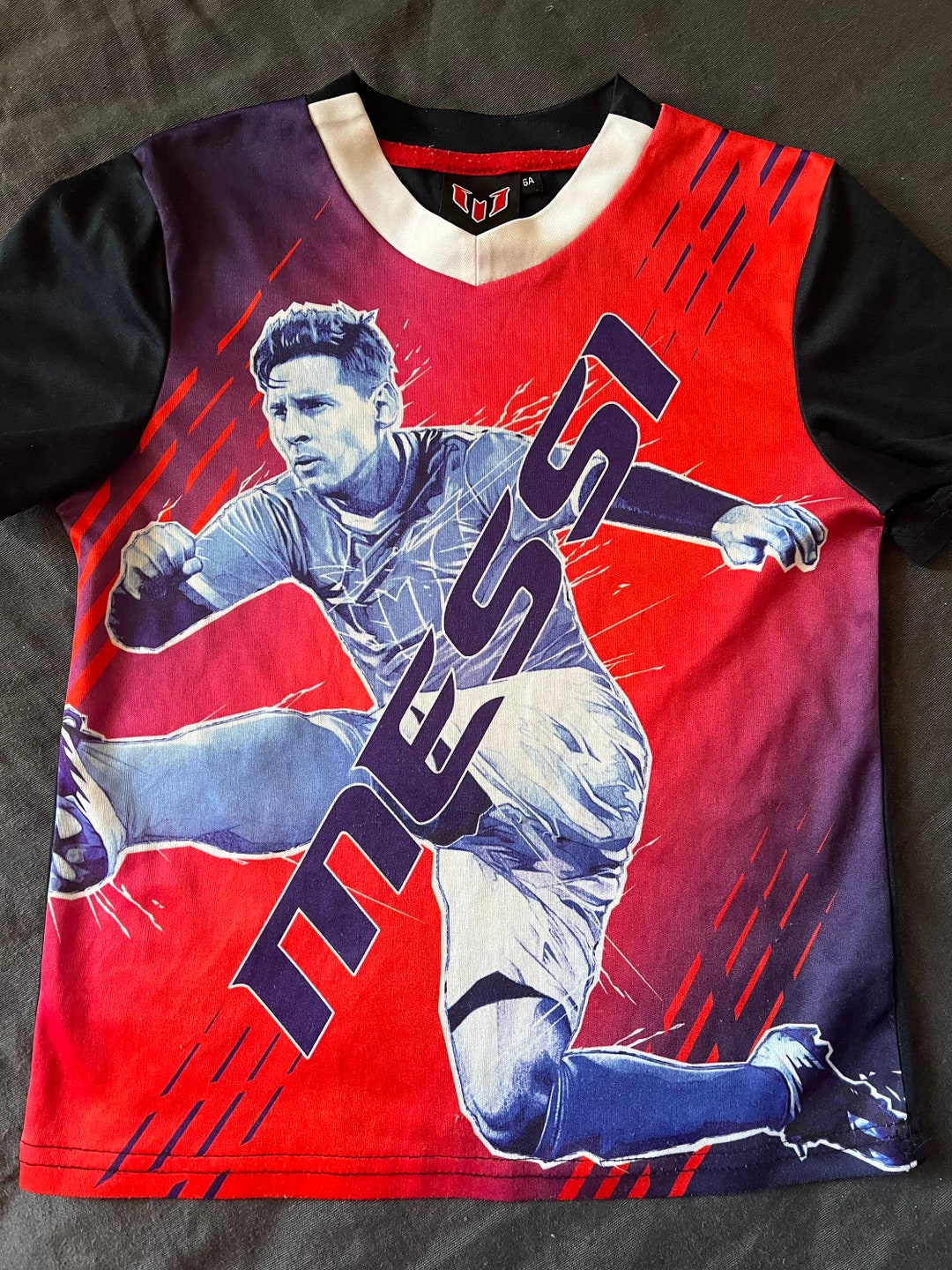 Vintage Lionel Messi Jersey Kids 6 Years Size Football Soccer Fans T ...