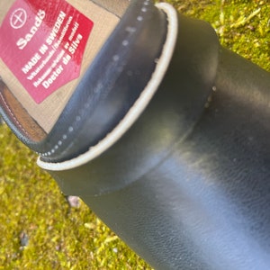 EUR 37 Swedish Sando Wooden and Genuine Leather Clogs Vintage Unused ...