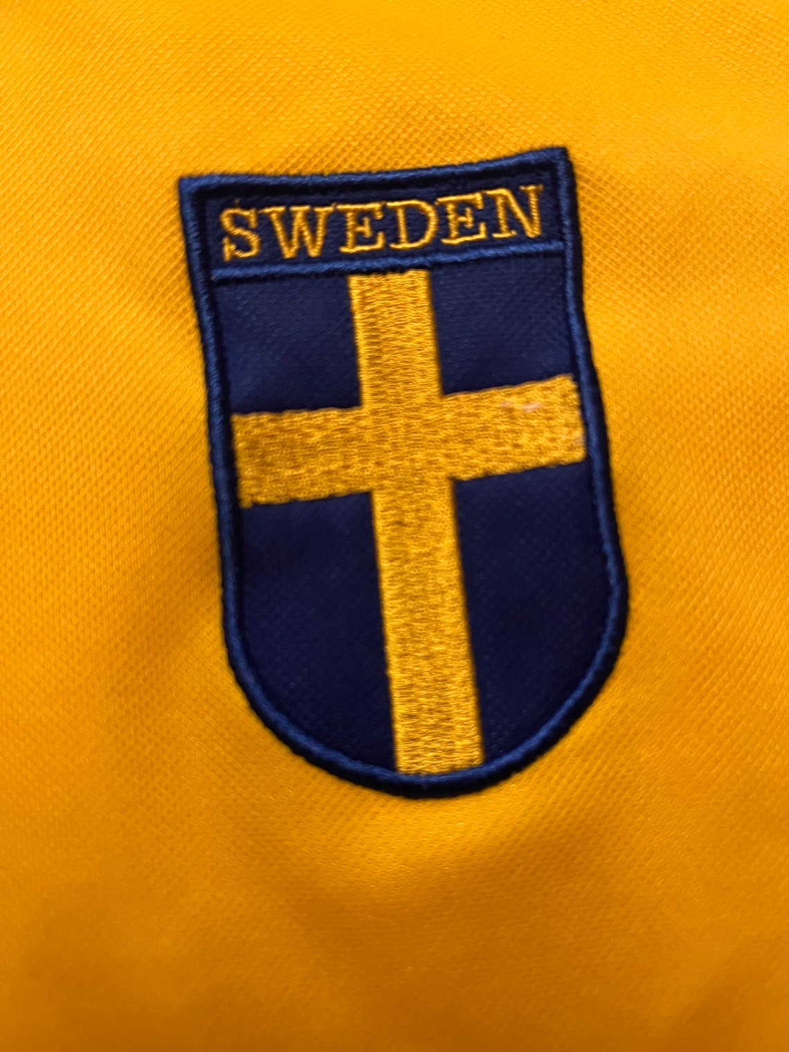 100 Cm Vintage Swedish National Symbol Football T Shirt Sweden Nordic ...