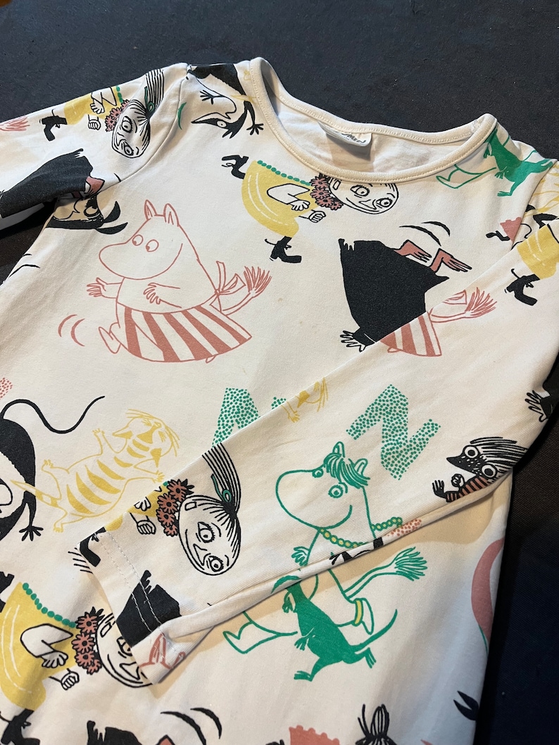 104 Cm Age 2-3 Years Vintage Cotton Jersey Tunik Girl Outfit Kids ...