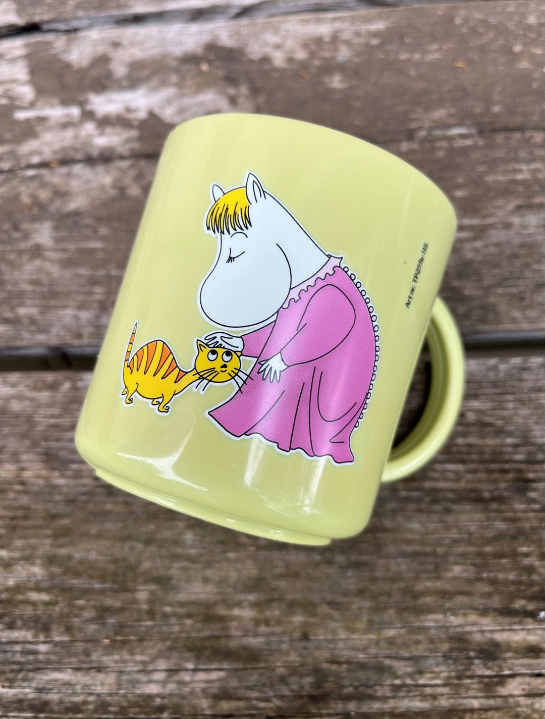 Mumin Moomin Troll Plastic Kids Vintage Mug Funny Picture Nordic ...