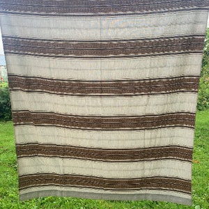 Vintage Swedish Traditional Folk Style Window Linen Curtains Set Retro ...