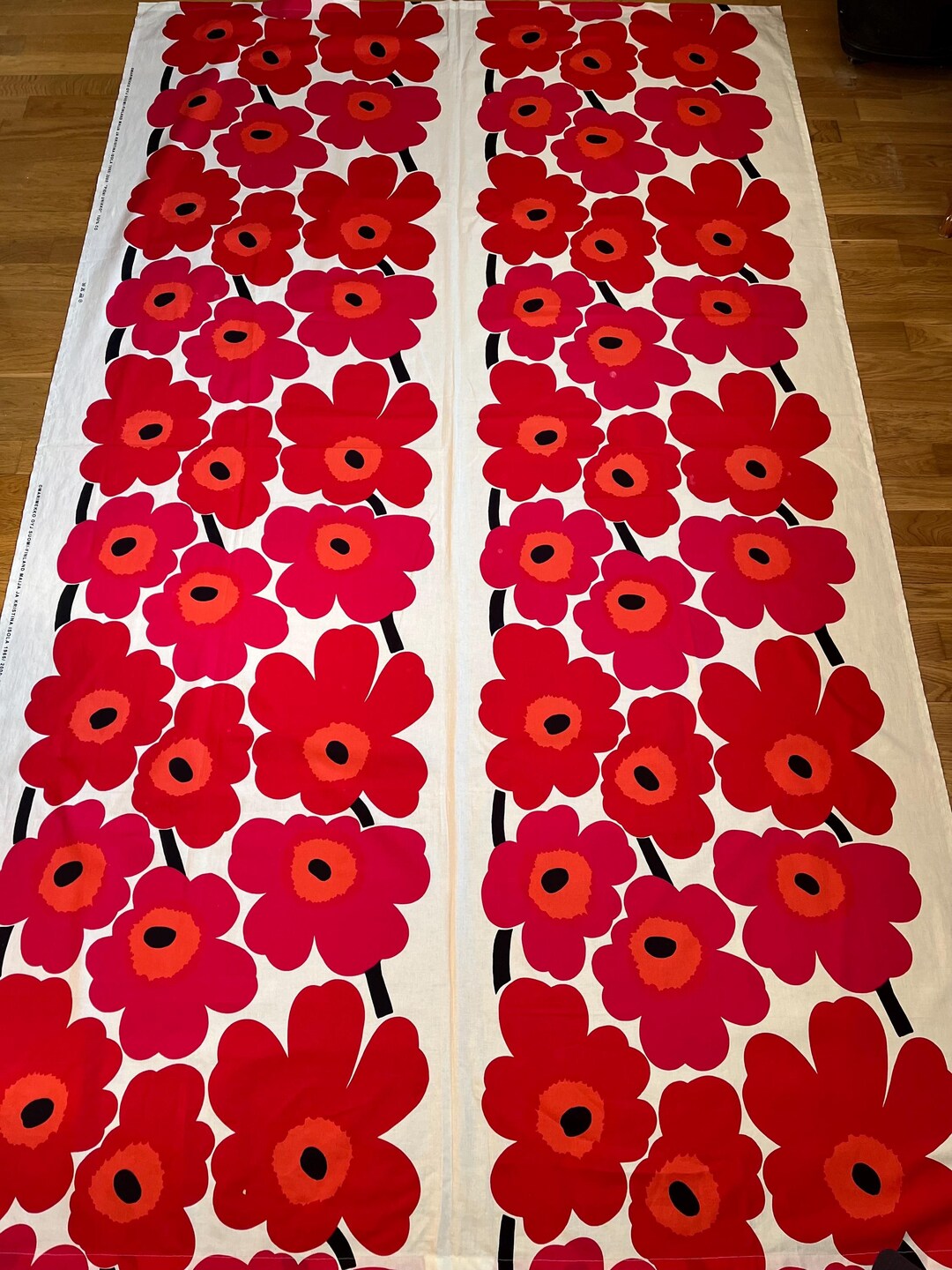 Marimekko Large Floral Pattern Made Finland Finnish Design Mija Isola ...