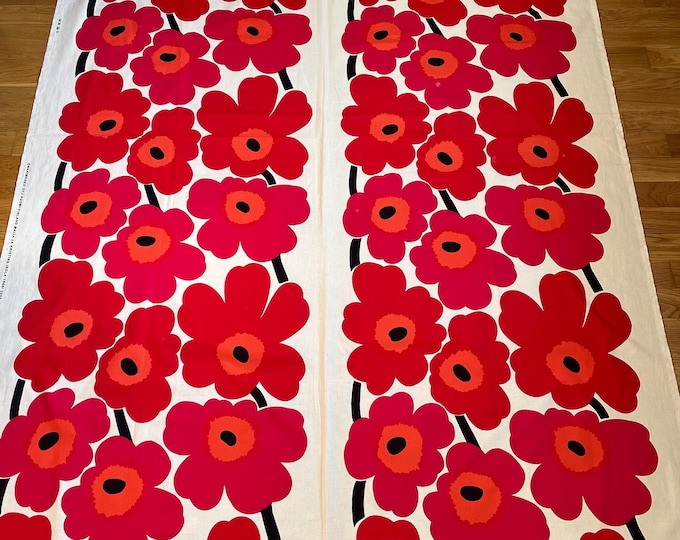 Marimekko Large Floral Pattern Made Finland Finnish Design Mija Isola ...