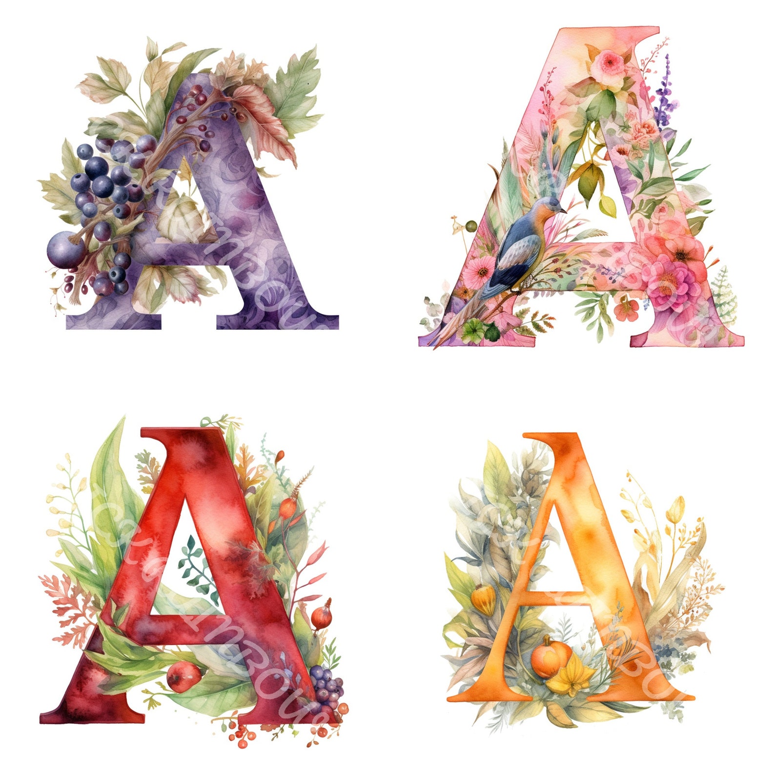 Letter A Clipart, 12 Letter A PNG, Letter A Printable, Letter A Wall ...