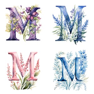 Letter M Clipart, 12 Letter M PNG, Letter M Art Print, Letter M Wall ...