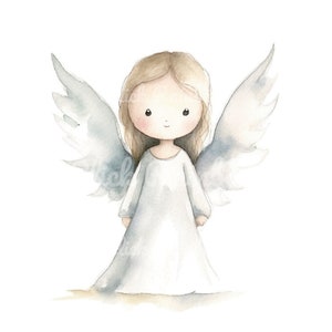 Cute Angel Clipart, 12 High-quality PNG, Christian Printable, Paper and ...