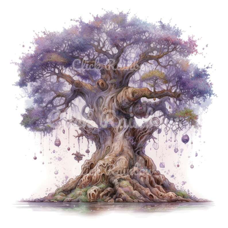 Magical Oak Tree Clipart, 12 Magical Oak Tree PNG, Magical Oak Tree ...