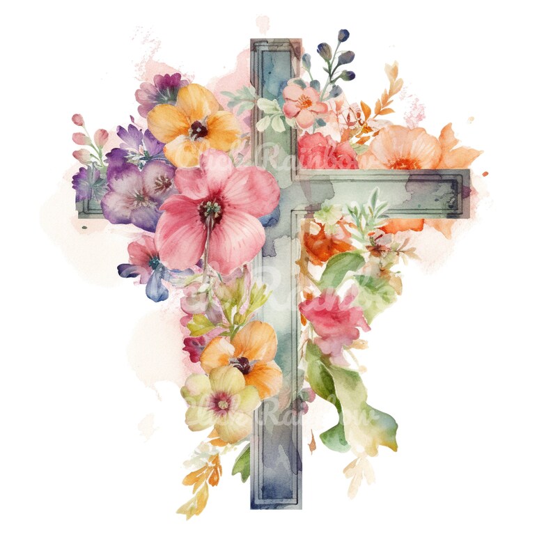 Christian Cross Clipart Christian Cross Art Bundle for Paper - Etsy