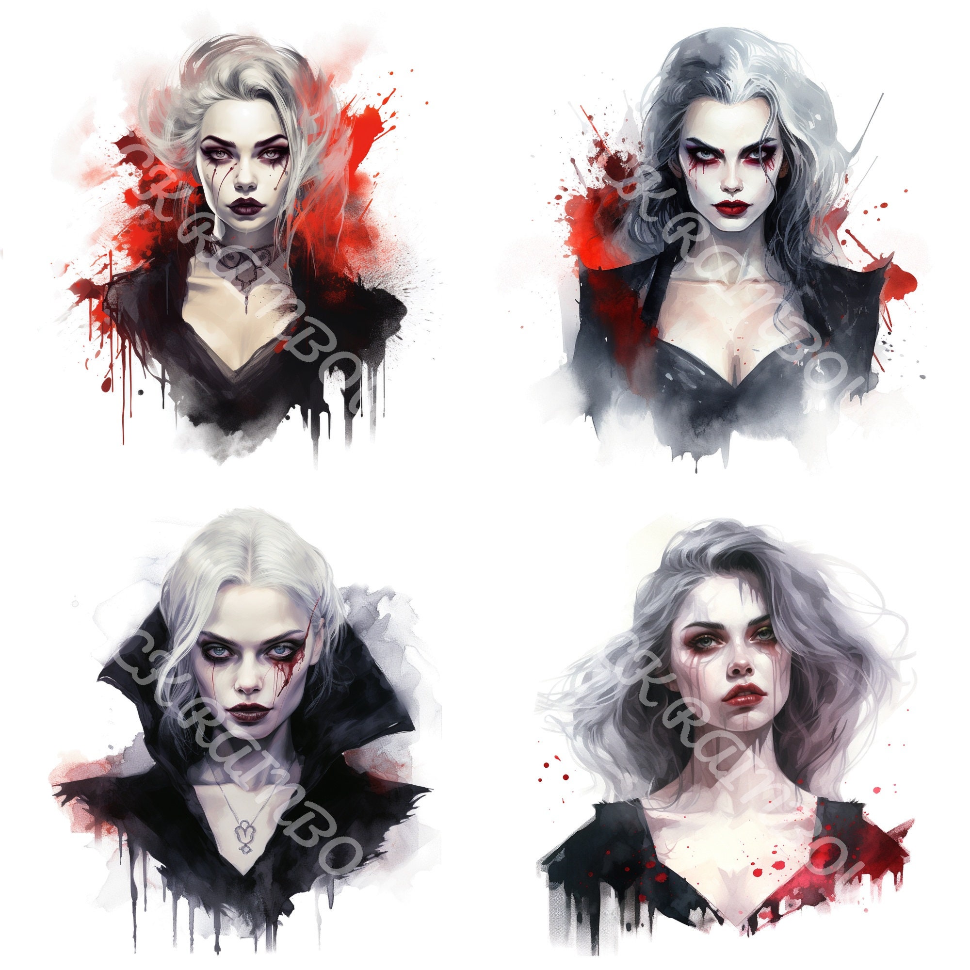 Female Vampire Clipart, 12 Female Vampire PNG, Vampire Illustration ...
