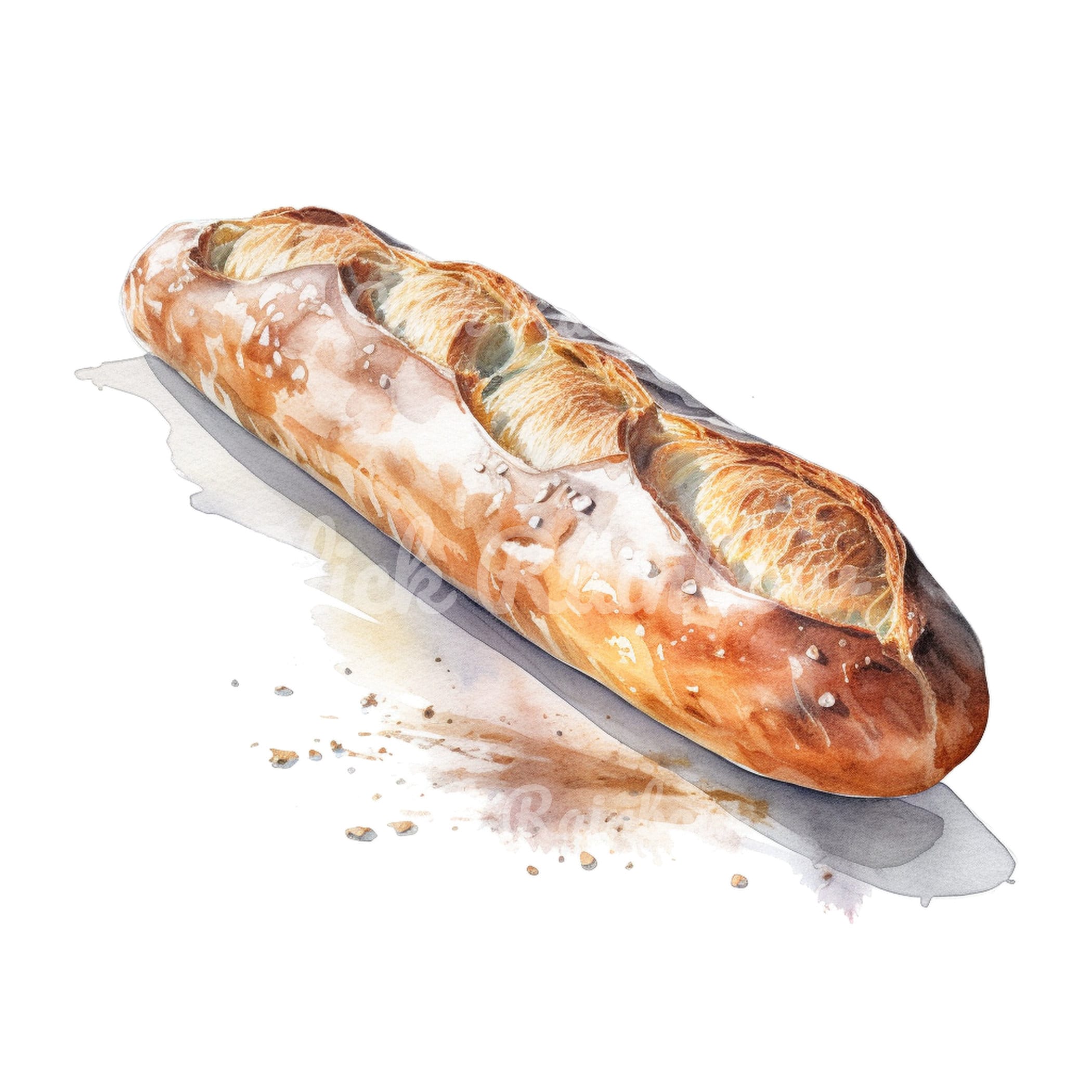 French Baguette Clip Art