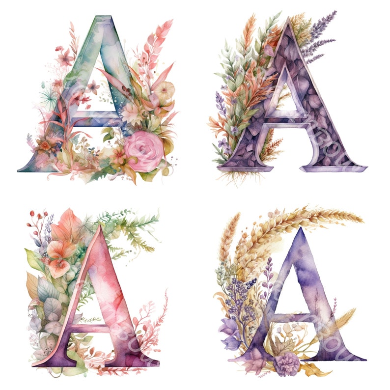 Letter A Clipart, 12 Letter A PNG, Letter A Printable, Letter A Wall ...
