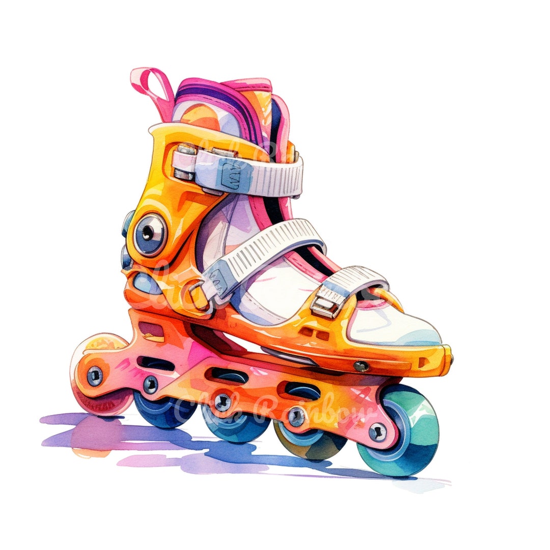 Rollerblades Clipart, 12 Rollerblades PNG, Rollerblades Illustration ...